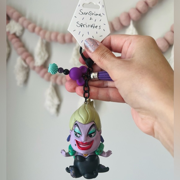 Disney | Accessories | Disney Handmade Ursula Keychain Disney Villain ...
